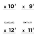 Multiplication Flash Cards 1-15 PLUS Squares and Cubes - Etsy