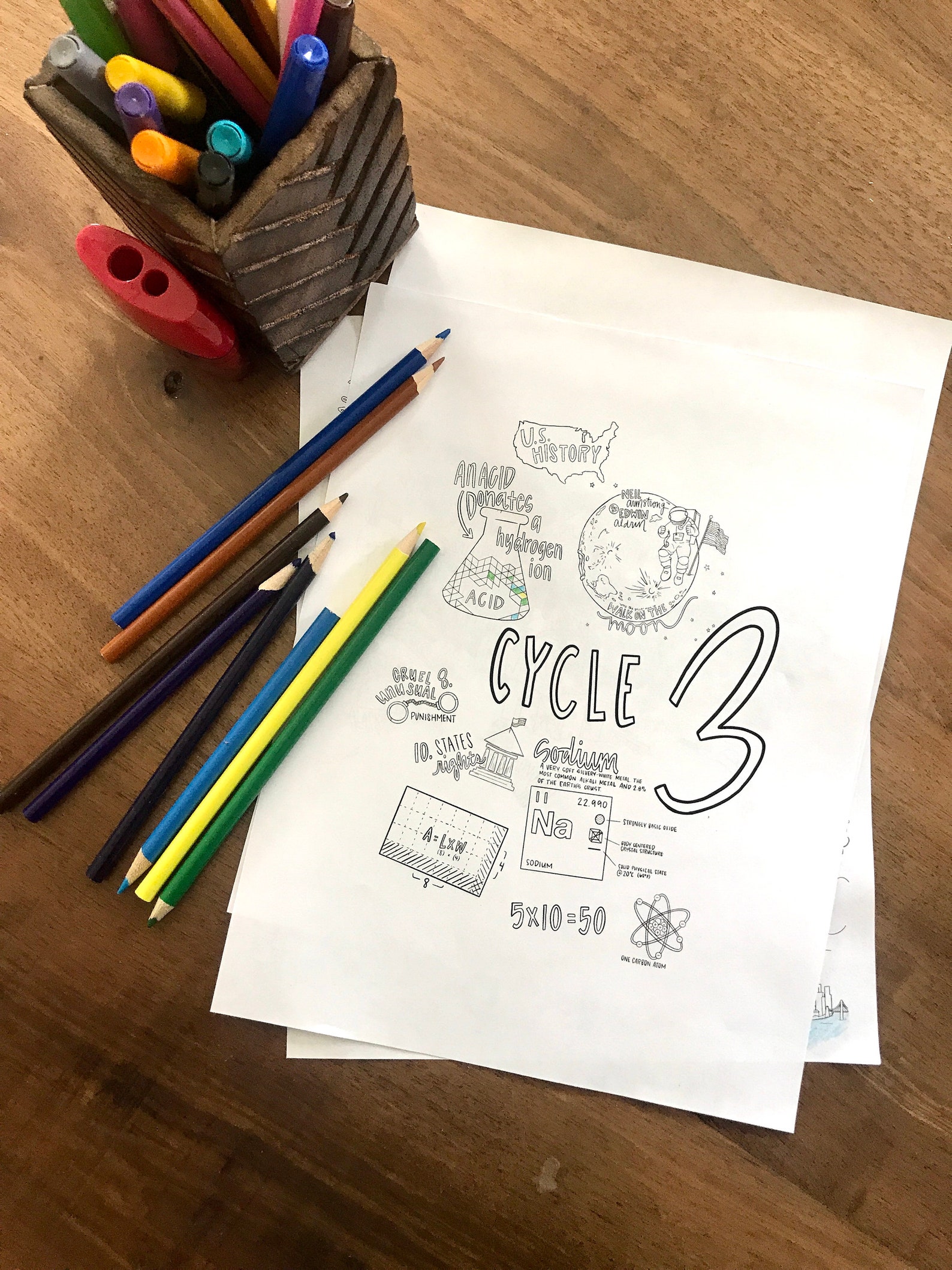 Cycle 3 Binder Covers | Etsy