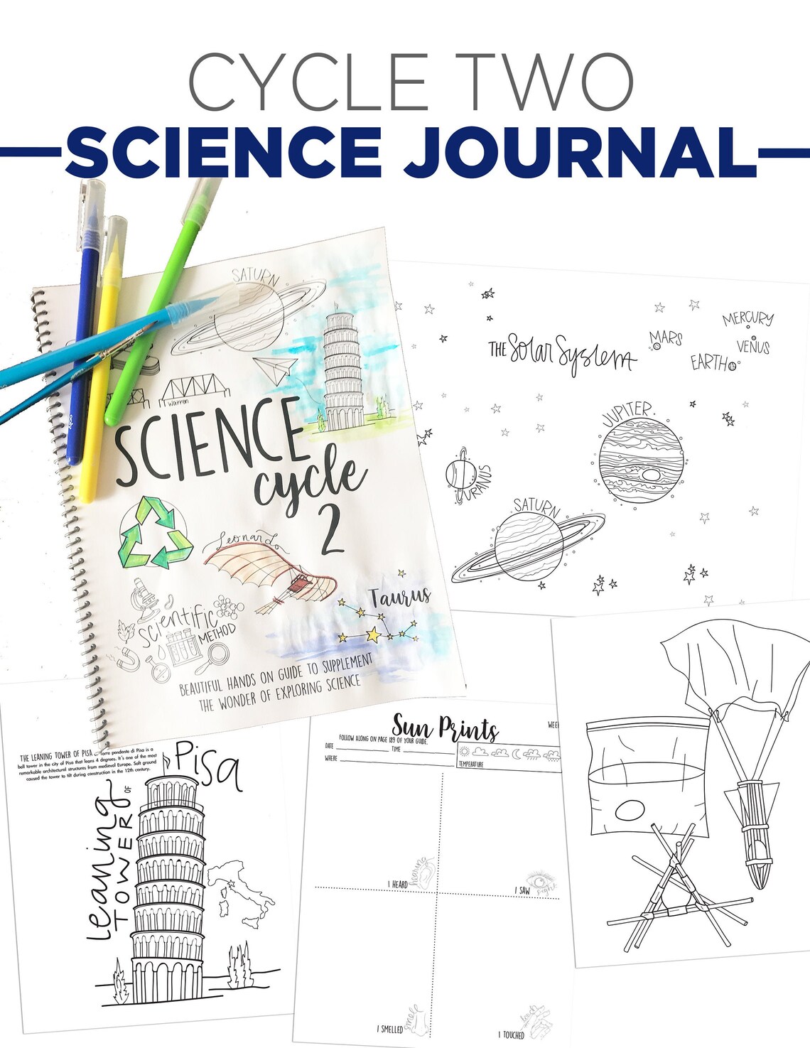 Hands on Science Journal Cycle 2 | Etsy