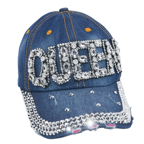 Rhinestone Cap - Etsy