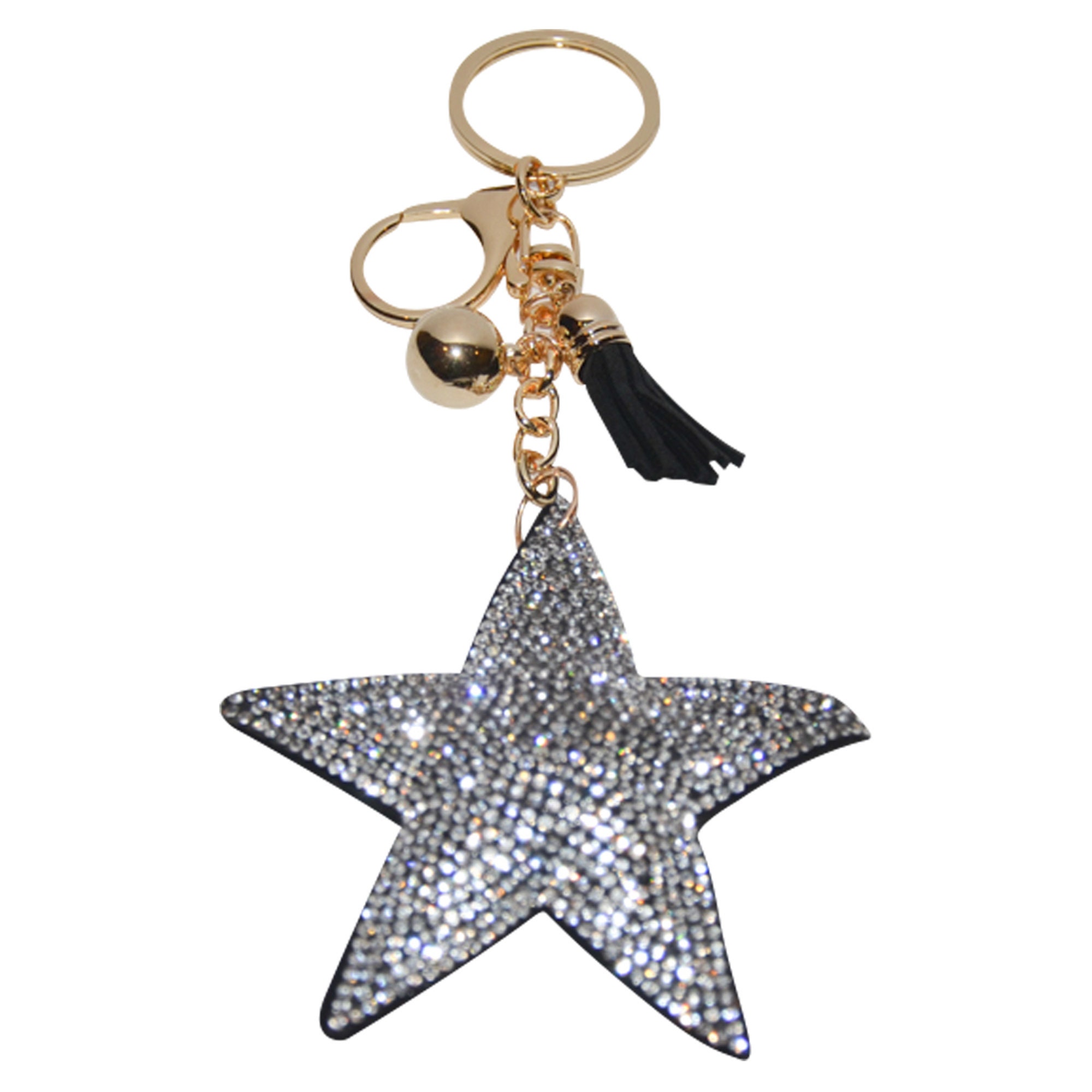 Bling Heart and Star Key Chains for Women | Etsy