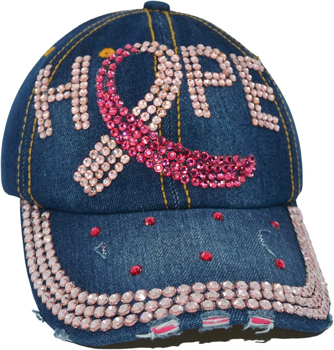 Pink Ribbon Breast Cancer Awareness Cap Womens Cancer Survivor - Etsy