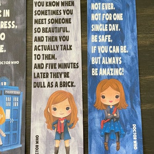 Doctor Travelers Inspired Bookmarks - Etsy