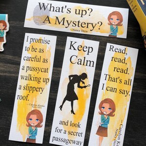 Bookmarks Nancy Drew Magnetic Bookmarks - Etsy