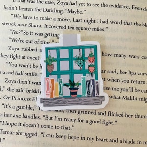 Bookish Window Sticker - Decal Sticker - Etsy