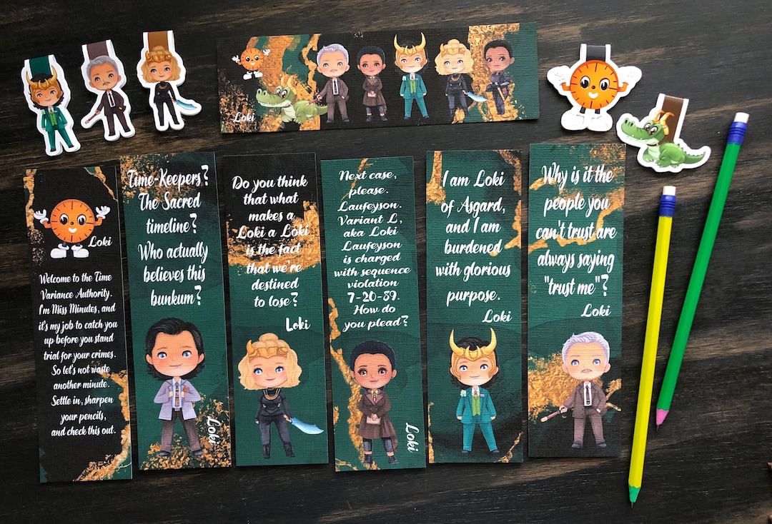Super Hero Bookmarks - Etsy