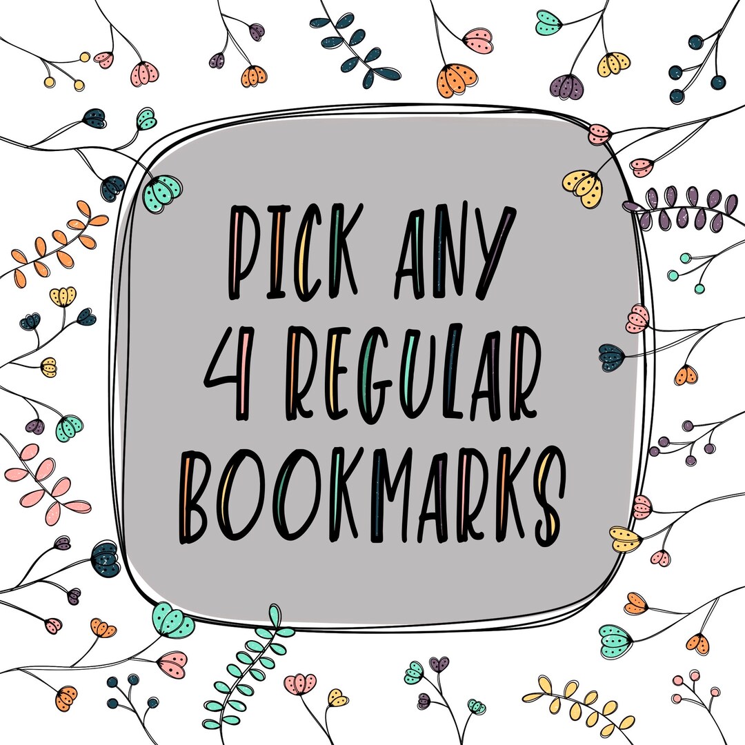 Choose Your Own Bookmarks - Etsy