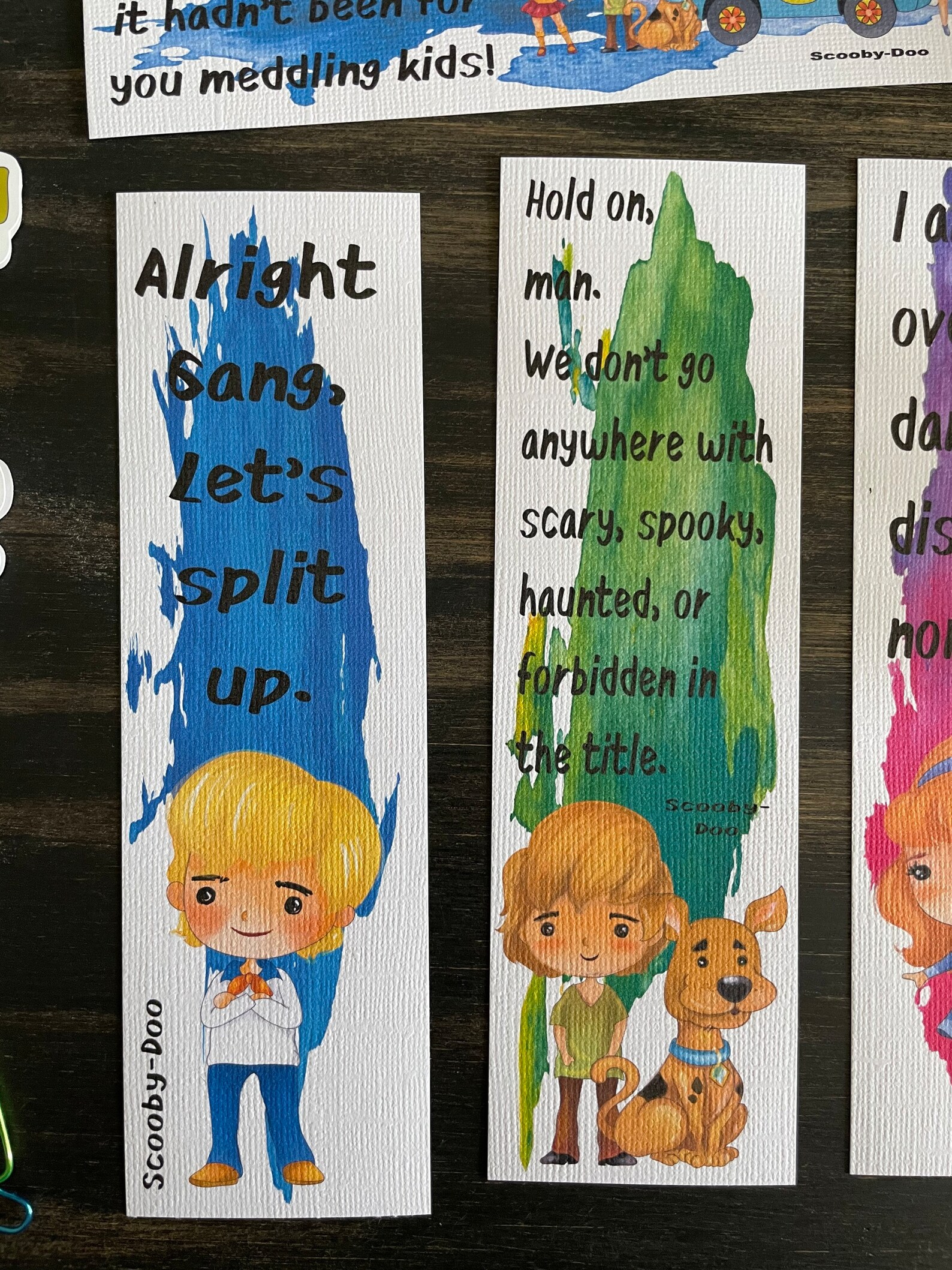 Mystery Gang Movie Bookmarks - Etsy