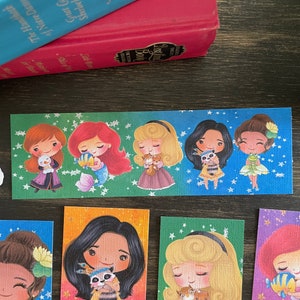 Princess and Sidekick Bookmarks - Etsy