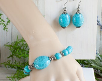 Beaded jewelry set | Etsy