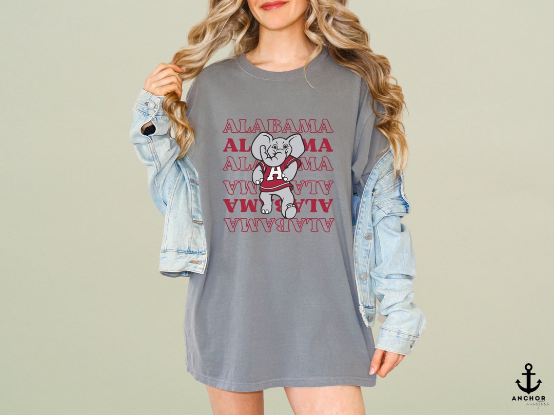 Alabama Big Al Shirt Retro Alabama Football Shirt Distressed Comfort ...