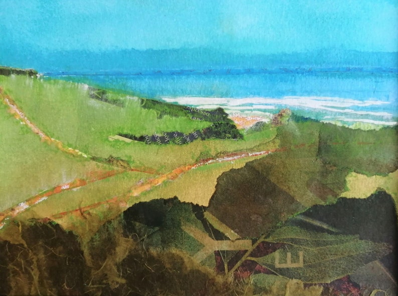 Contemporary Welsh Landscape Anglesey Painting Coastal Art - Etsy UK