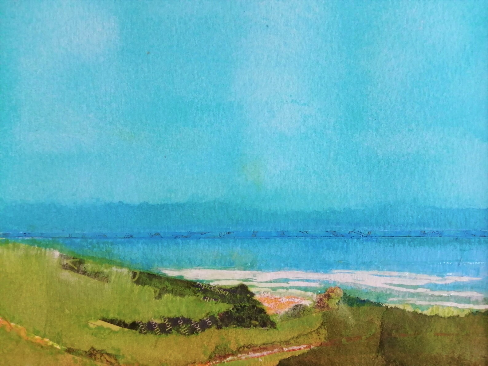 Contemporary Welsh Landscape Anglesey Painting Coastal Art - Etsy UK