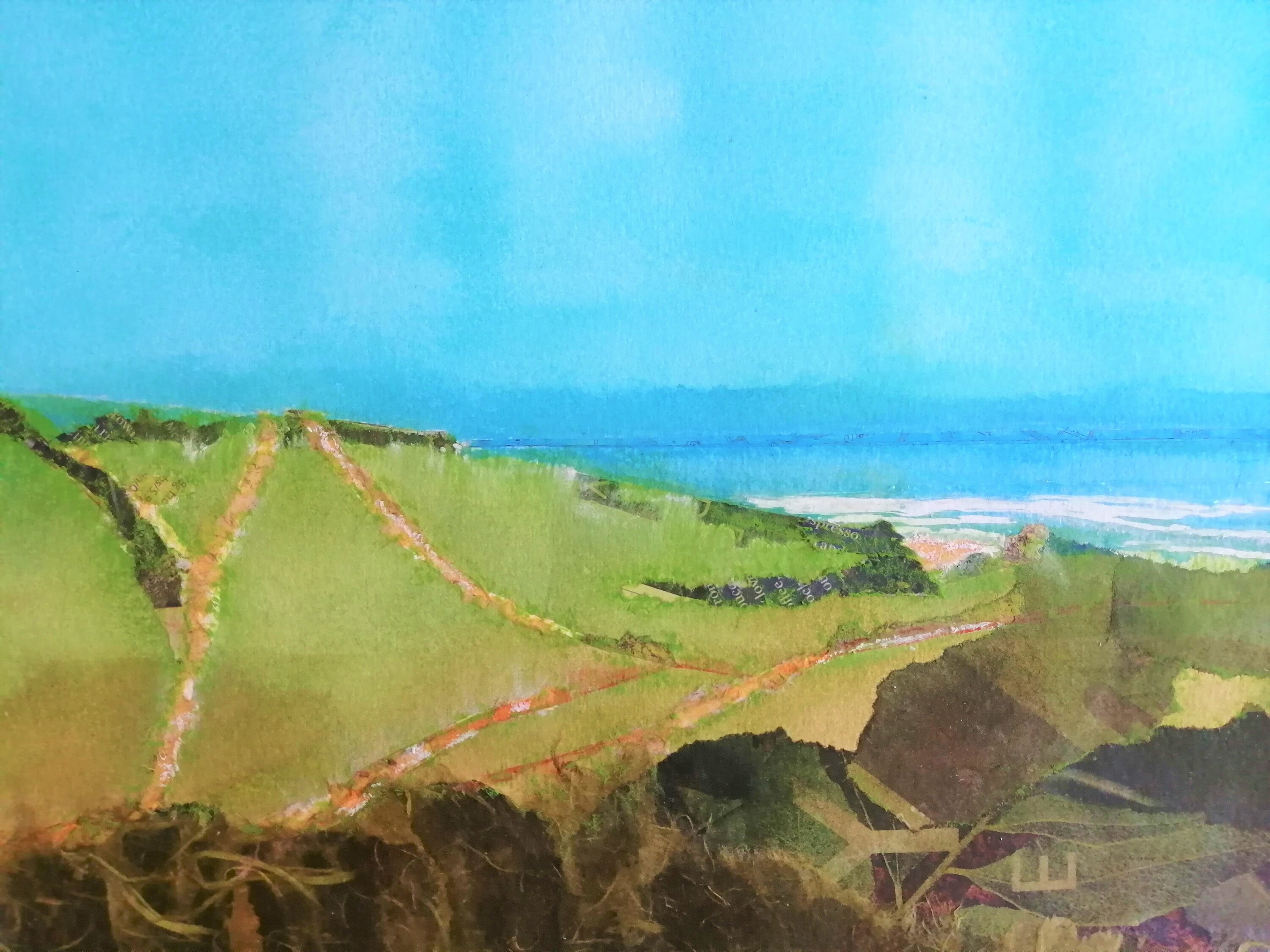 Contemporary Welsh Landscape Anglesey Painting Coastal Art - Etsy UK