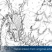 Winter Solstice Dragon Coloring Page | Intermediate Level Coloring ...