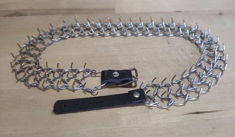 Cilice Metal and Leather 2 Row - Etsy