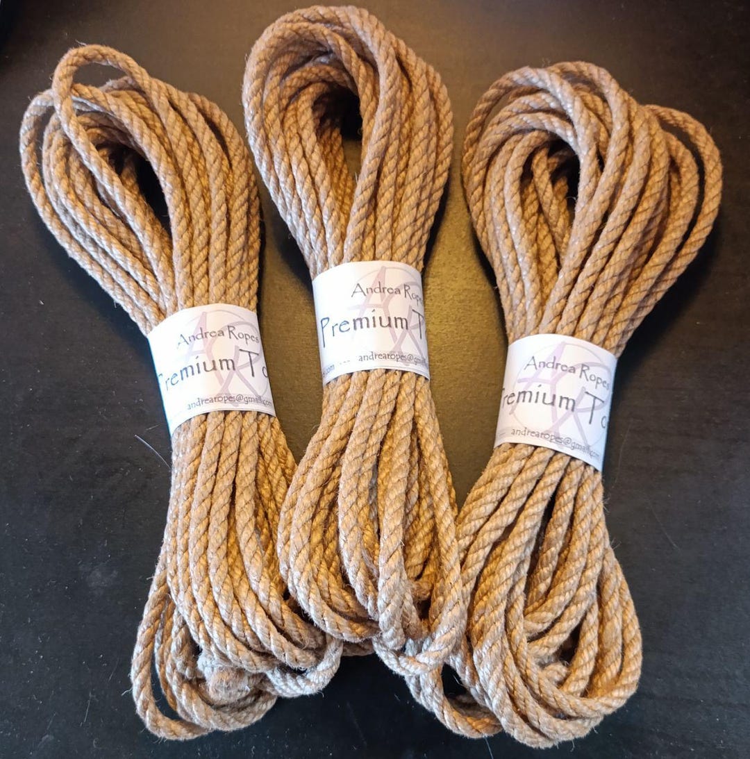 Premium Tossa Jute Rope Bondage - Etsy