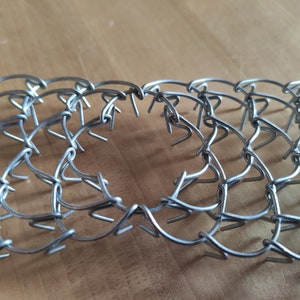 NECK CILICE - 5 Row - Metal and Leather - Etsy