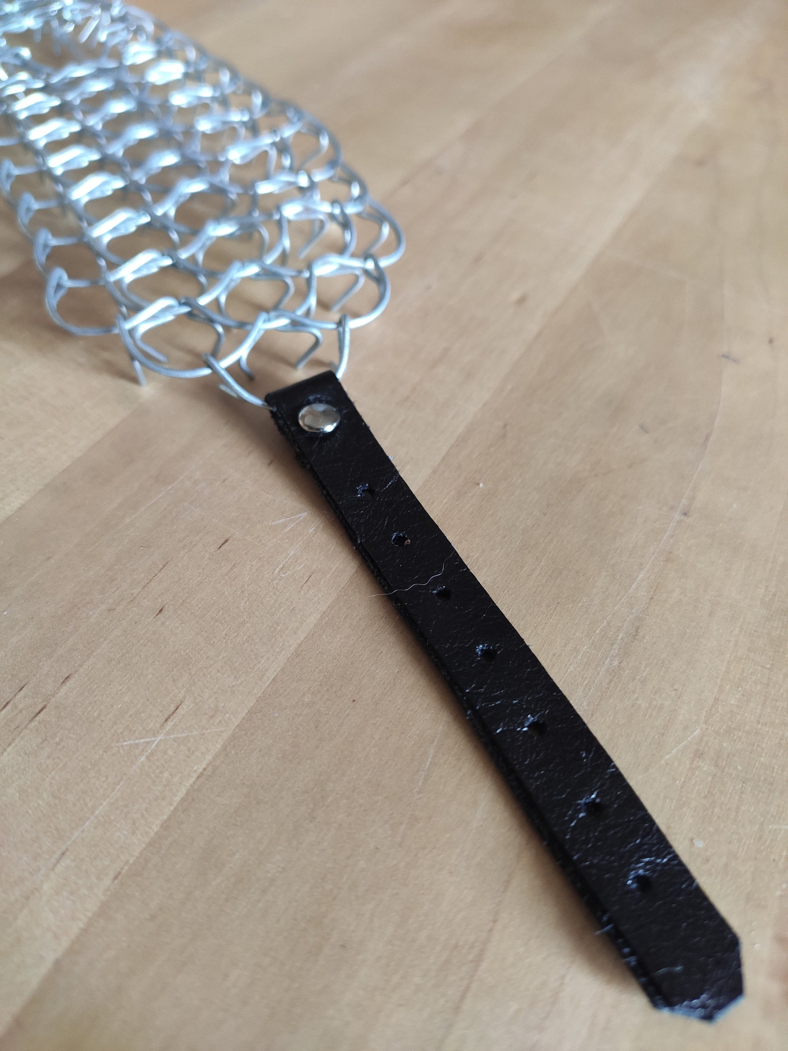 NECK CILICE - 5 Row - Metal and Leather - Etsy