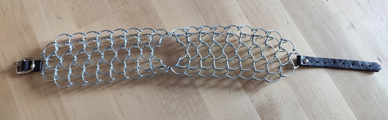 NECK CILICE - 5 Row - Metal and Leather - Etsy