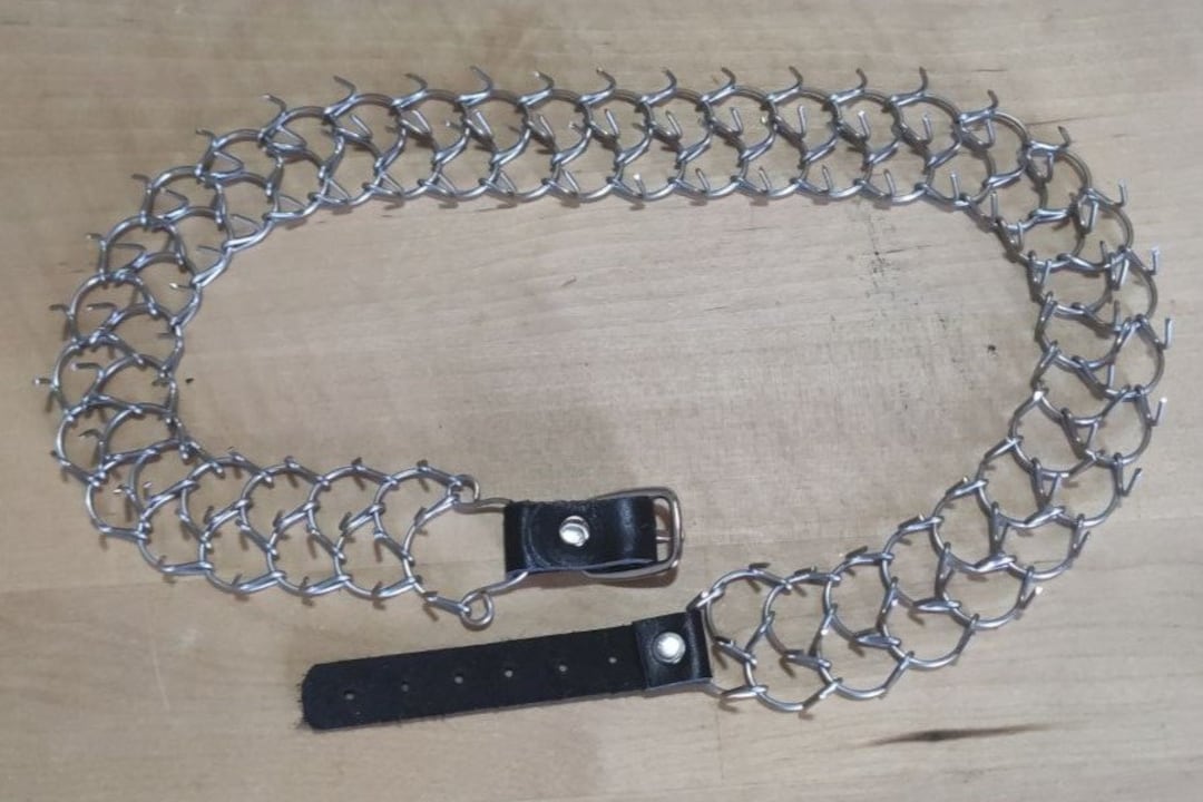 Cilice - Metal and Leather - 2 Row - Etsy