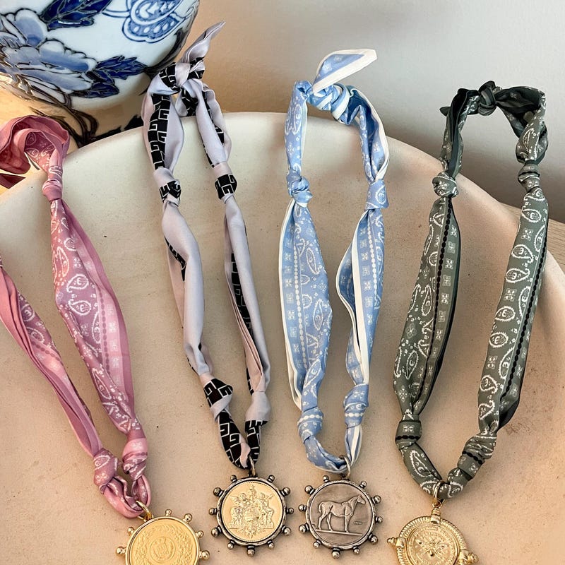 Wrap a Medallion Necklace - Etsy