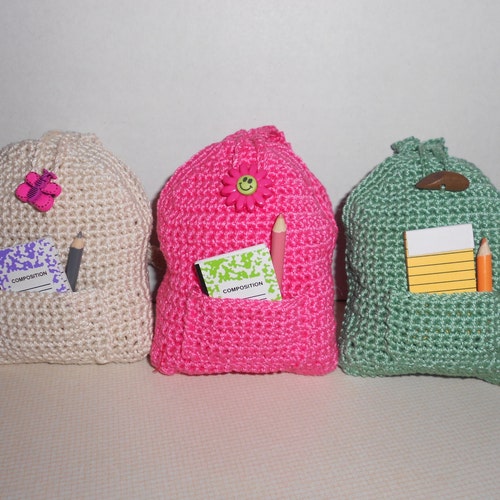 CROCHET PATTERN PDF Doll Sized Backpack Fits American Girl - Etsy
