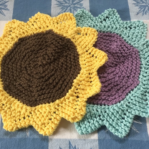 Knit Sunflower - Etsy