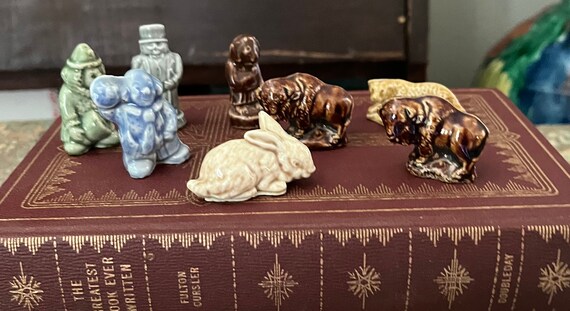 Vintage Lot Wade Figurines Red Rose Tea Eight in All Clown - Etsy