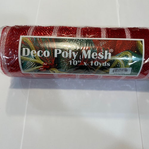 Snowball White Poly Deco Mesh 10.25 Inches Wide X 10 Yards - Etsy