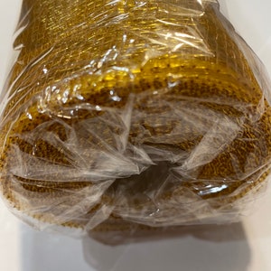 10 inch X 10 yards Solid Gold Deco MeshPoly Deco MeshWreath | Etsy