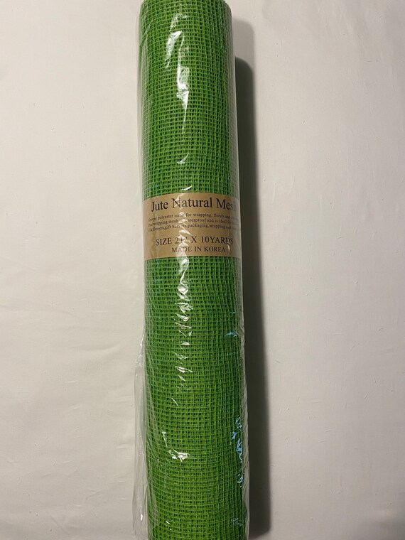 Jute Natural Mesh21 X 10ydsdeco | Etsy