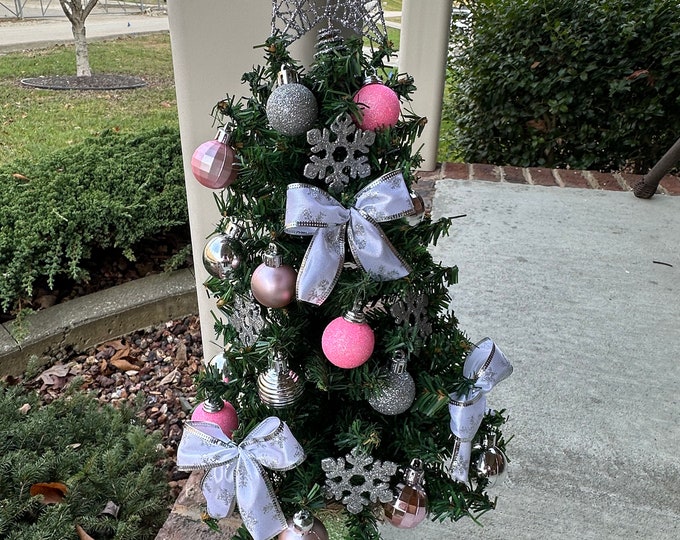 Mausoleum~crypt~cemetery Christmas Tree~one Sided/flat Back~styrofoam ...