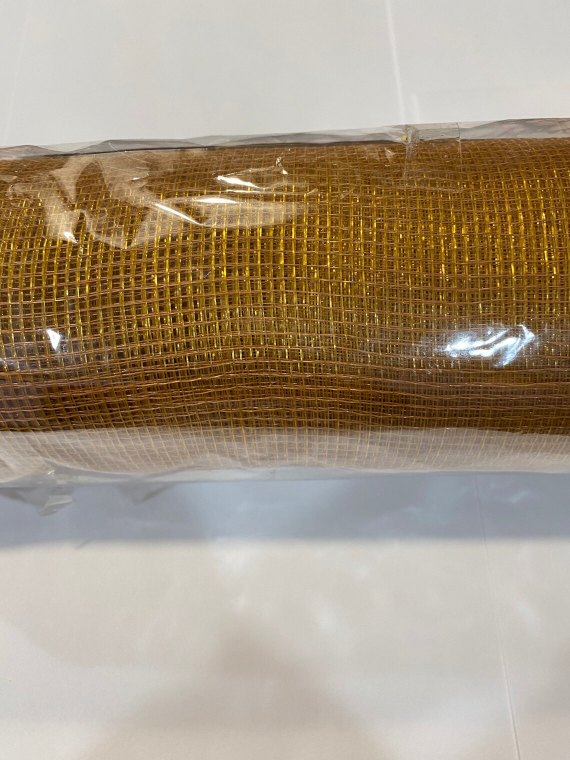 10 inch X 10 yards Solid Gold Deco MeshPoly Deco MeshWreath | Etsy