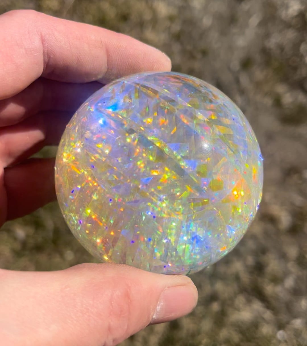 A Cold Worked Dichroic Sphere - Etsy