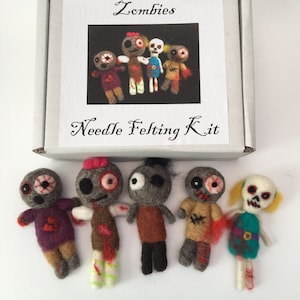 Halloween Zombies, Needle Felting Kit - Etsy