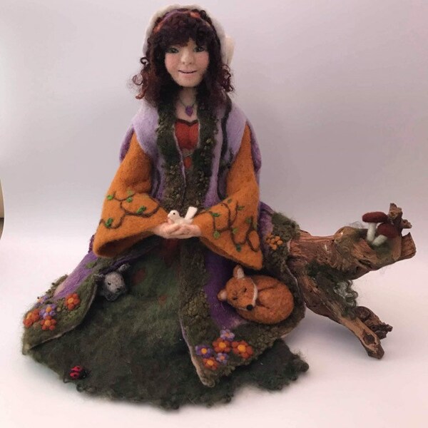 Needle Felted Figure - Etsy
