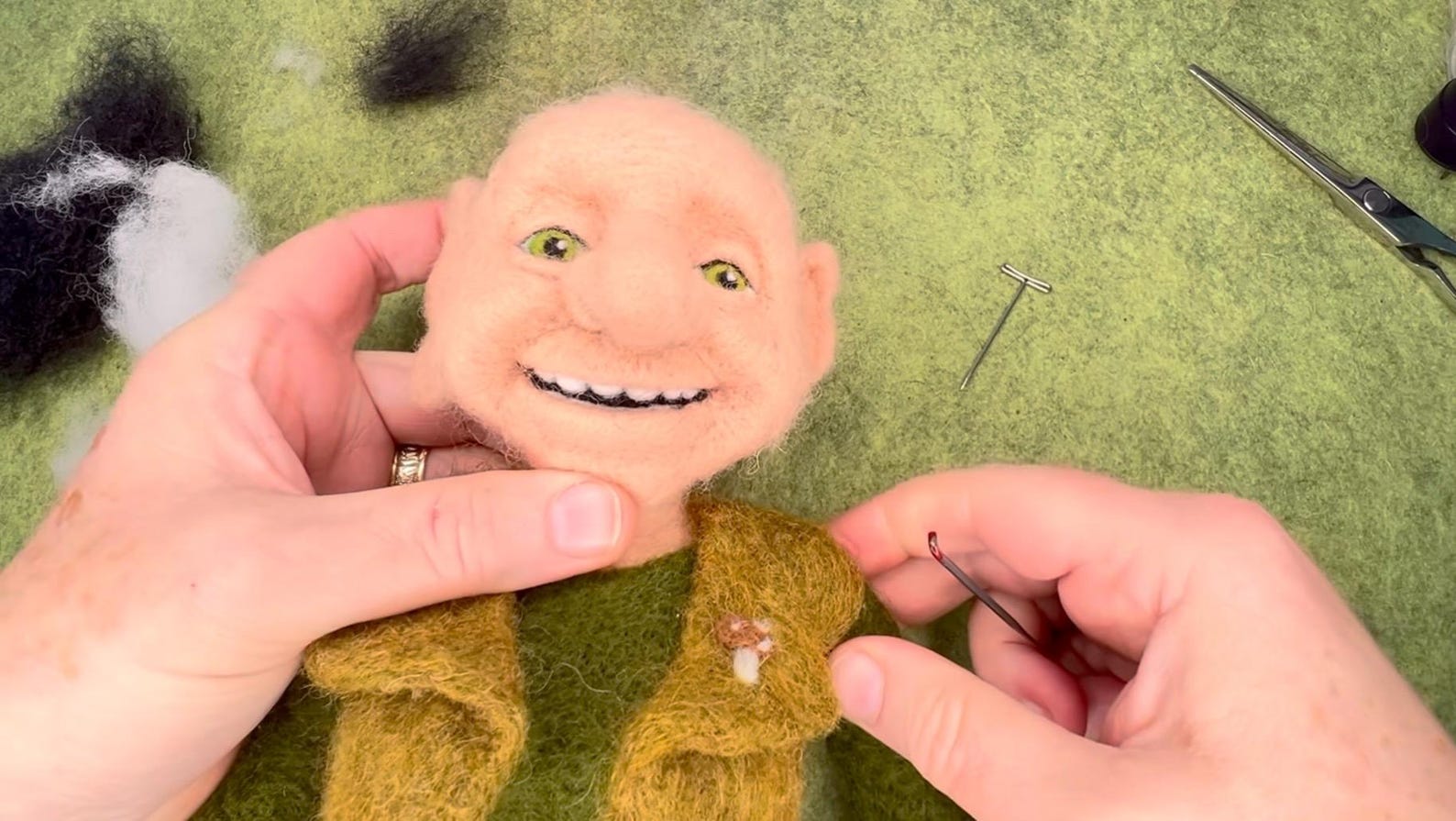 Needle Felting Character Video Tutorial for ADDING DETAILS - Etsy