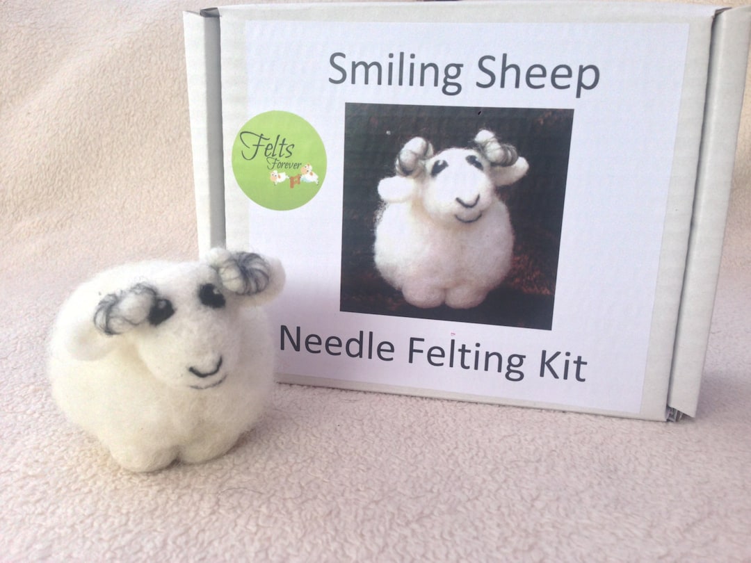 Sheep, Needle Felted Sheep Kit,whitefaced Woodland Countryside ...
