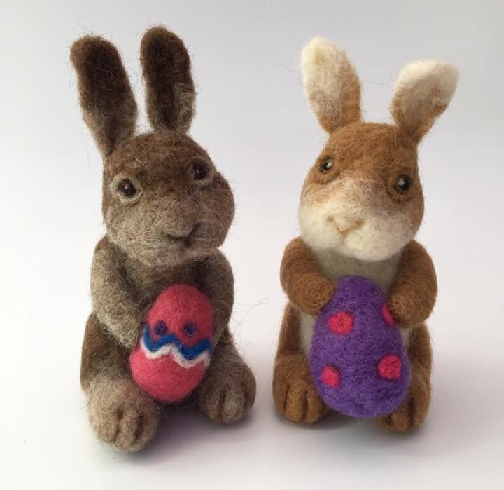 Needle Felted Cute Bunny PDF Tutorial - Etsy
