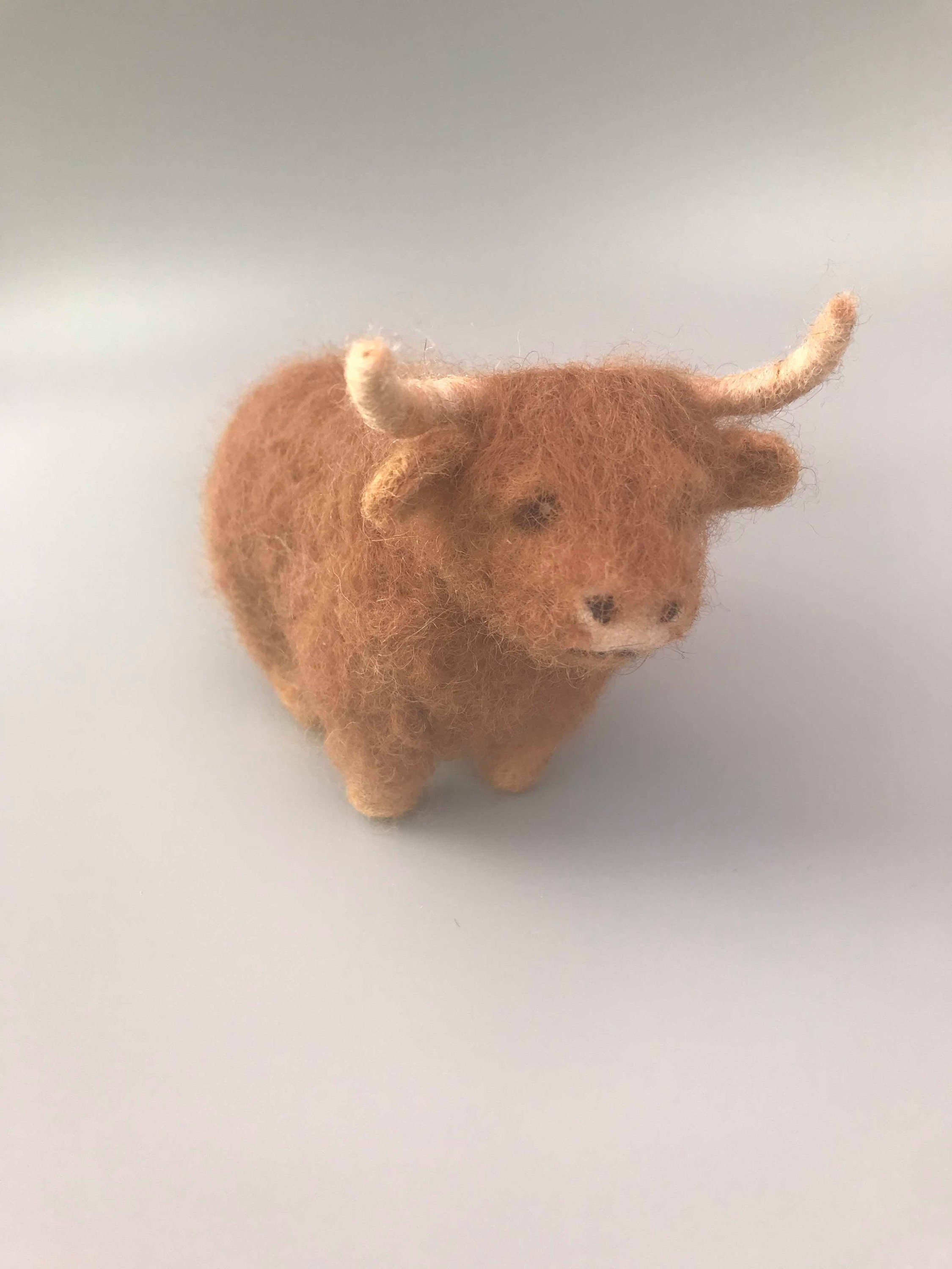 PDF Needle Feltedhighland Cow Tutorial - Etsy