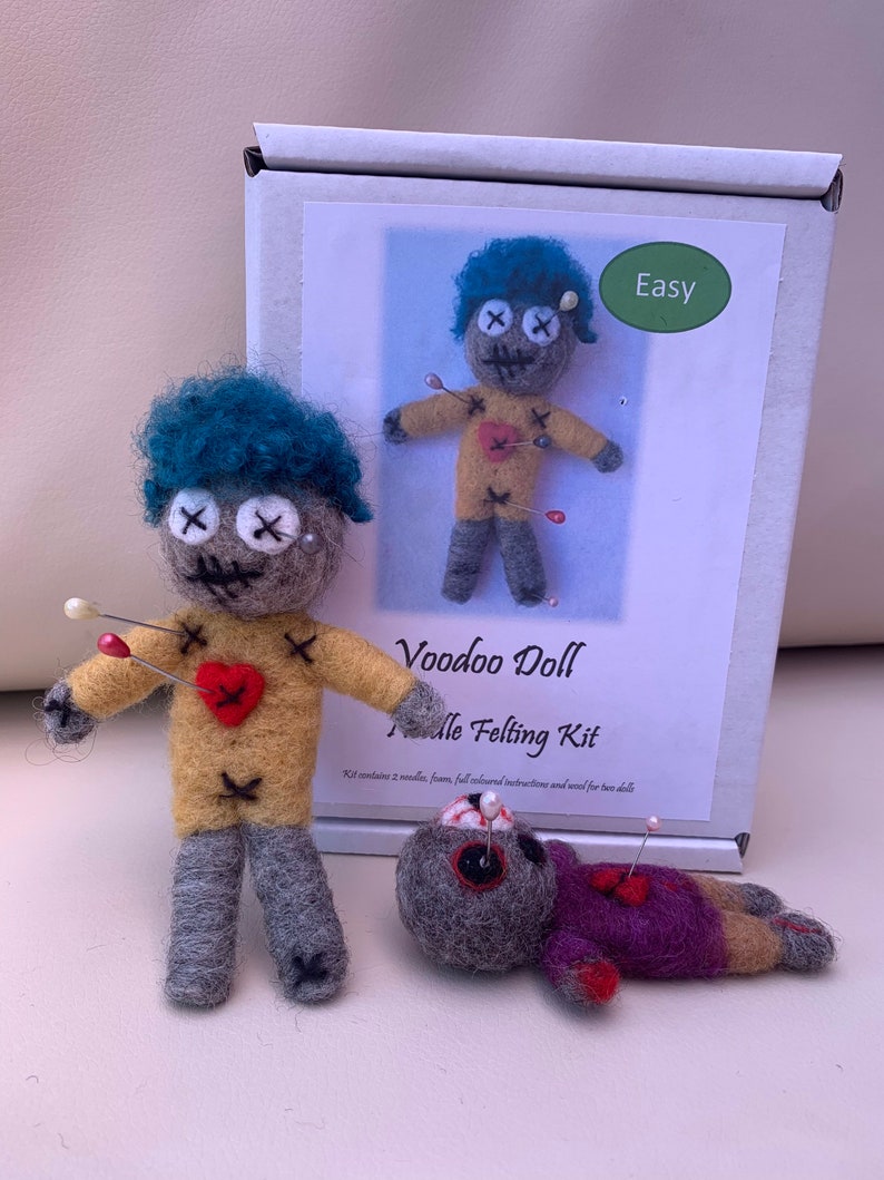 Voodoo Dolls Needle Felting Kit - Etsy