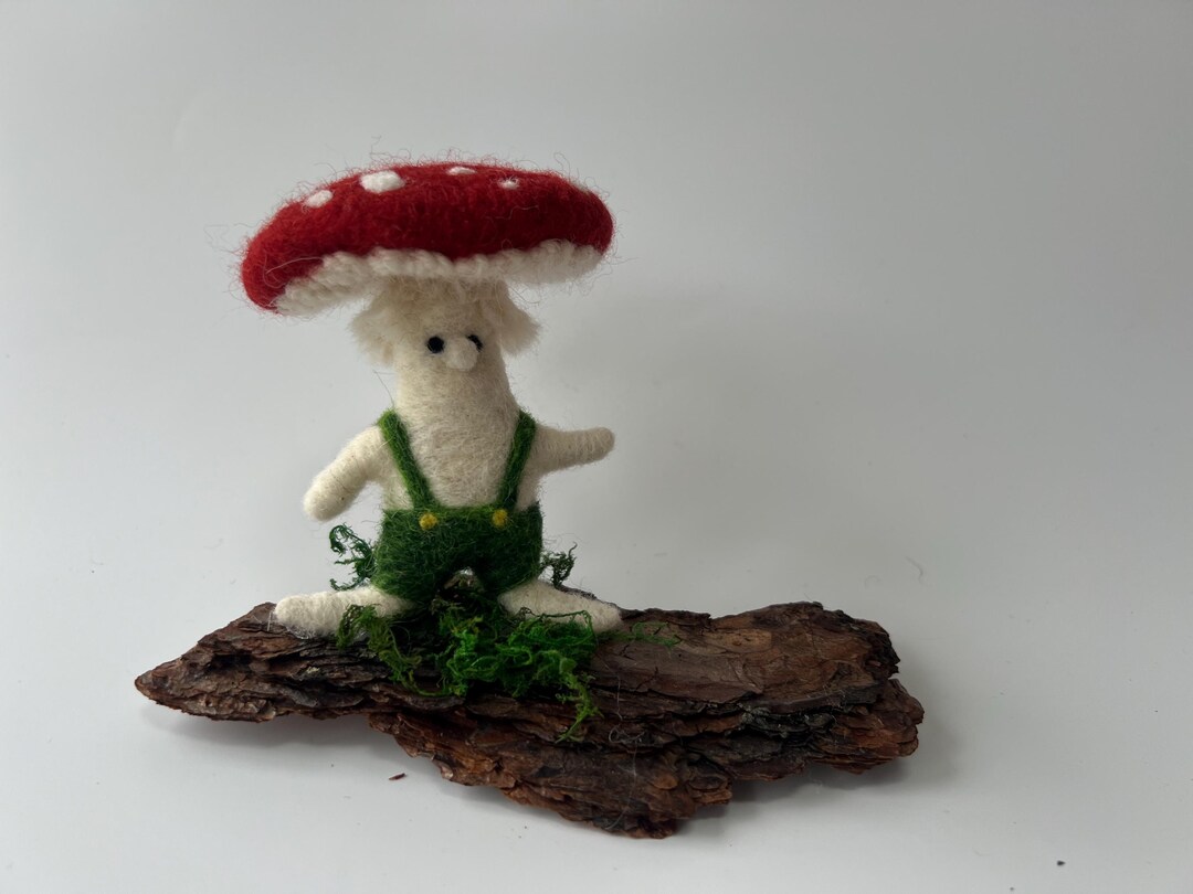 Needle Felted Fungi, the Small One - Etsy