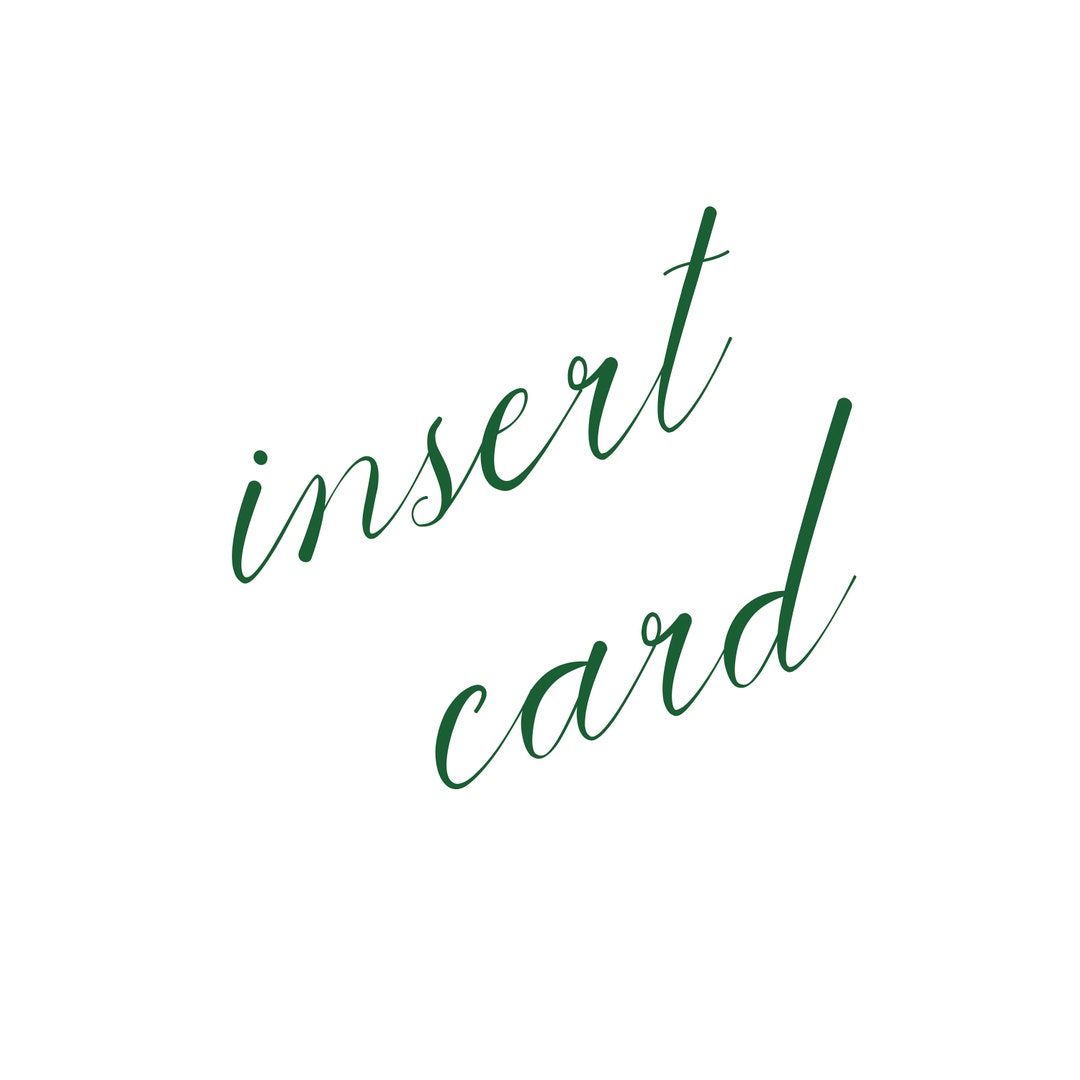 Custom Insert Cards for Any Invite Order - Etsy