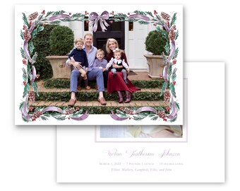 Christmas Photo Card Kate Chambers - Etsy