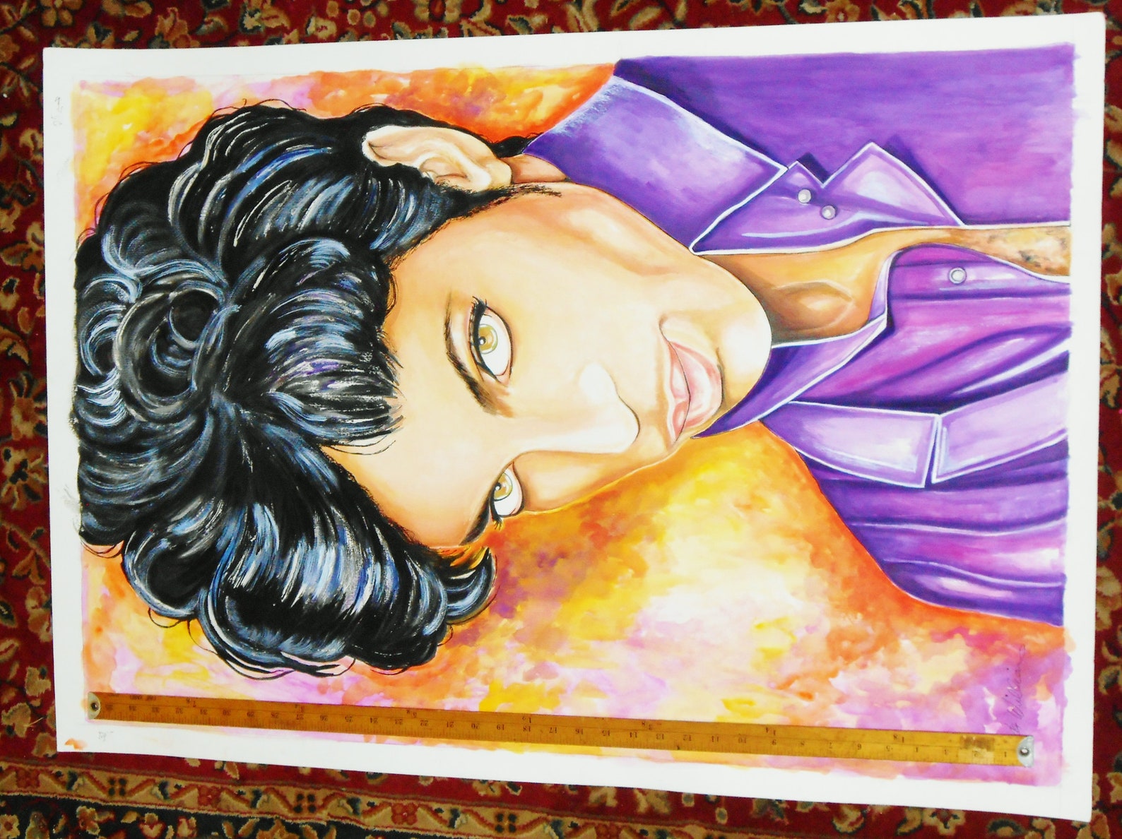 Sweet Sexy Thing Prince Original Large Watercolor Mural Sized | Etsy