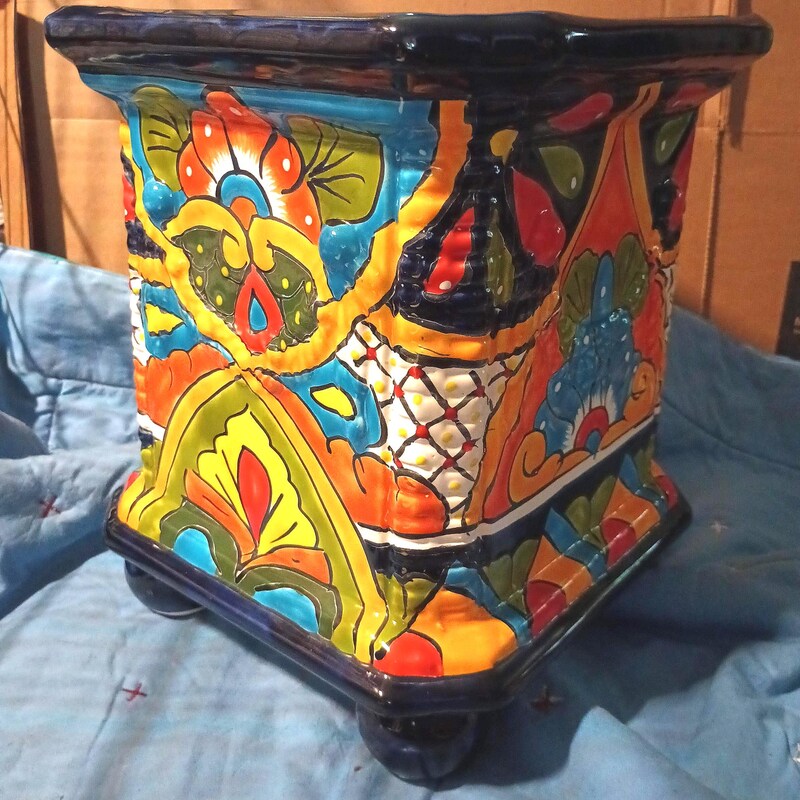 Mexican Pottery Planter - Etsy