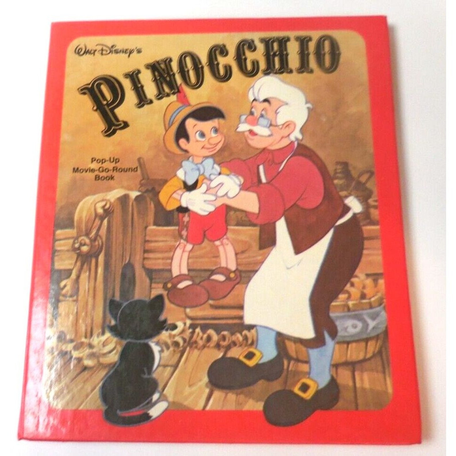 Pinocchio Walt Disney's Pop-up Movie-go-round Book 1981 - Etsy