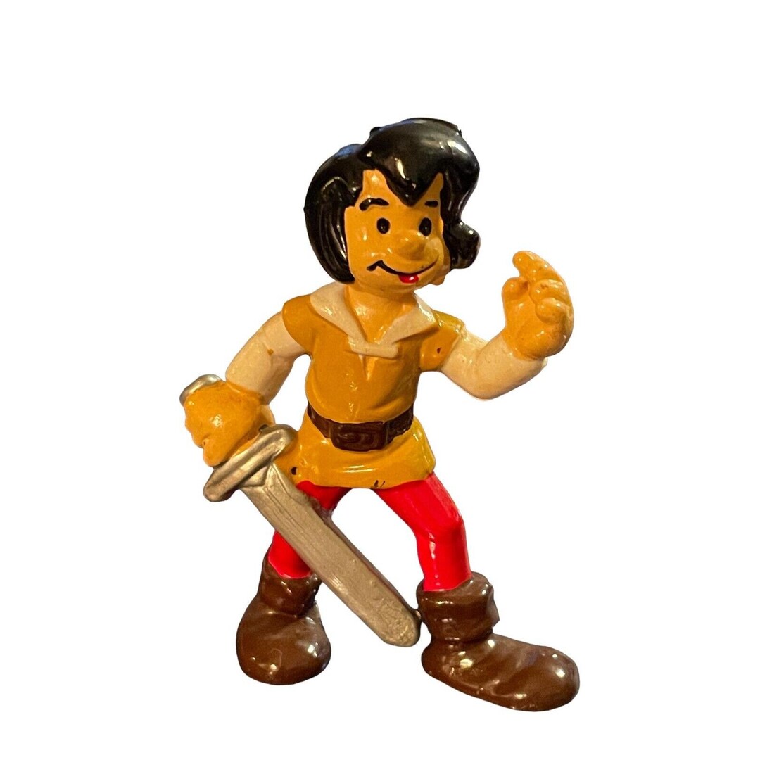 Vintage Schleich the Smurfs 20498 Johan Boy Smurf Human Friend Figure ...