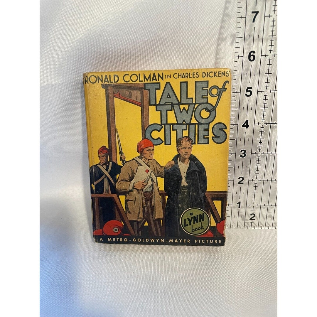 1935 Ronald Colman in Tale of Two Cities Lynn Movie Big Little Book Blb ...